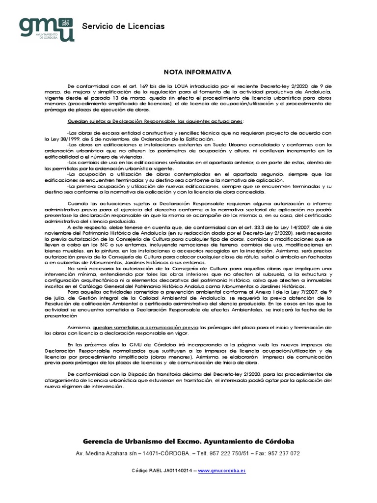 Nota Informativa | PDF