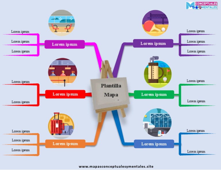 Plantilla Mapa Mental Word 03 | PDF