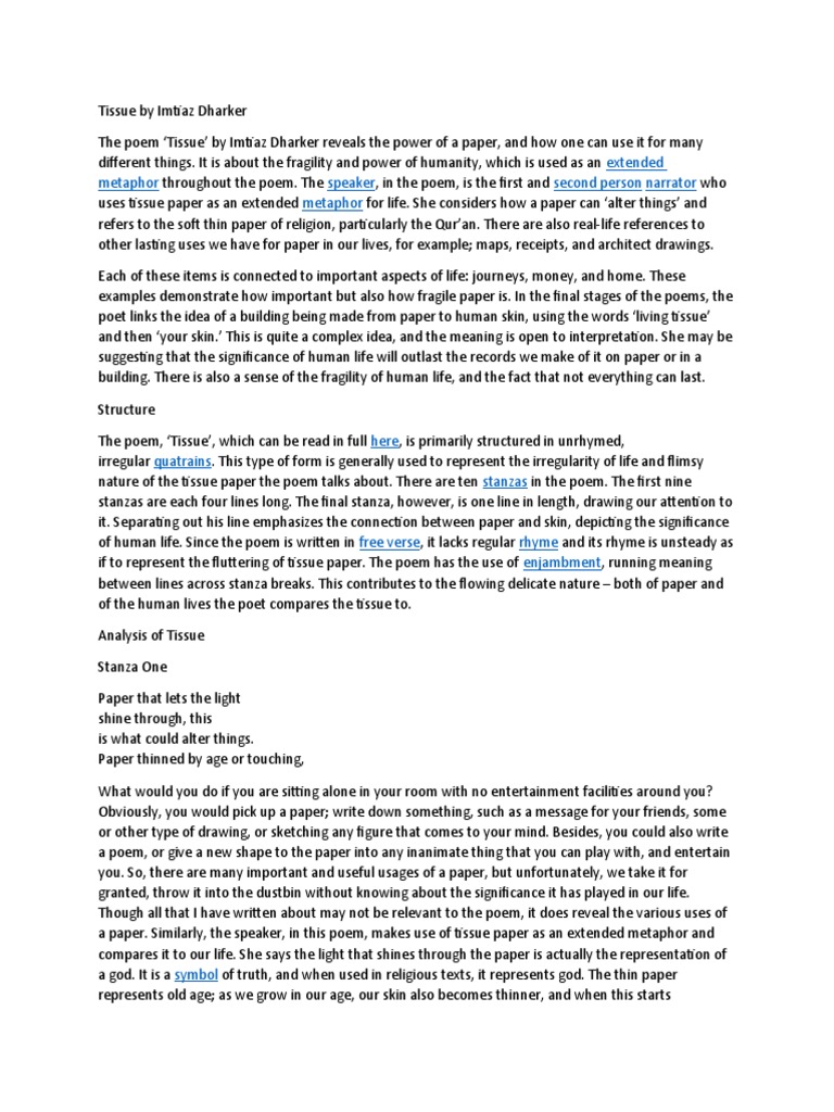 Imtiaz Dharker | PDF | Poetry | Metaphor