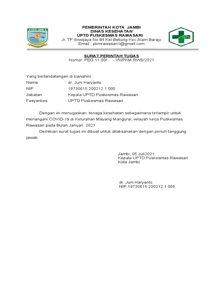 SPT COVID TERBARU Bulan Juli Revisi Ita | PDF