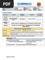 Sesión de Matemática Encontramos Igualdades (08-11) | PDF | Evaluación | Aprendizaje