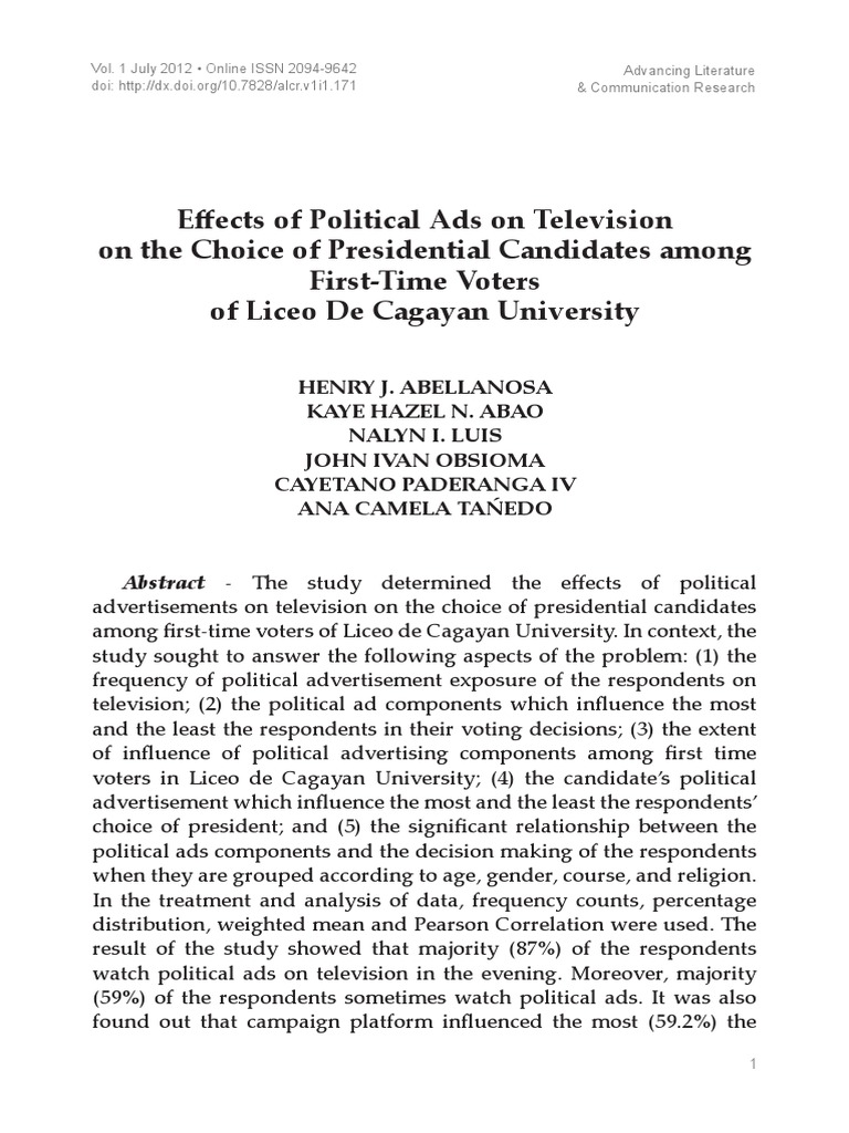 Basis Study - Liceo de Cagayan | PDF | P Value | Statistical Significance