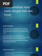 Struktur Penulisan Surat Resmi | PDF