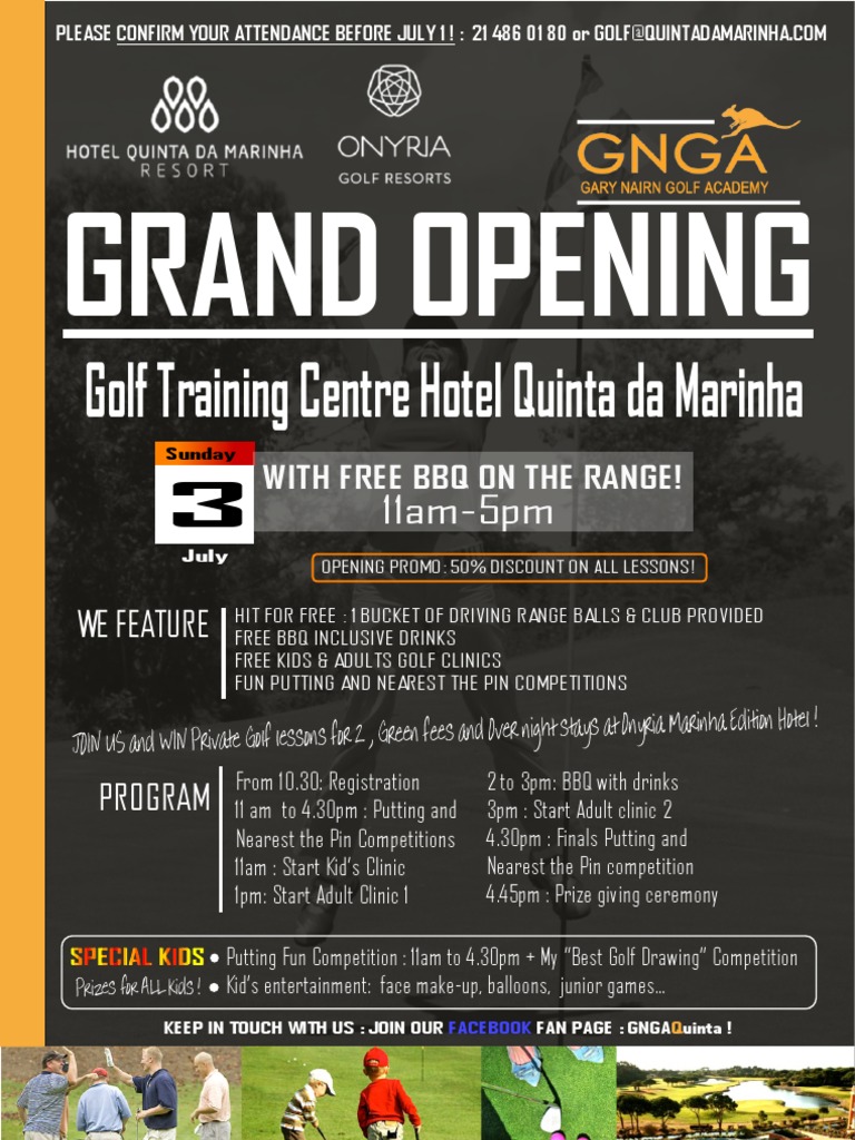 Grand Opening Golf Event at Quinta | PDF