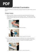 PE of The Liver | PDF | Abdomen | Liver