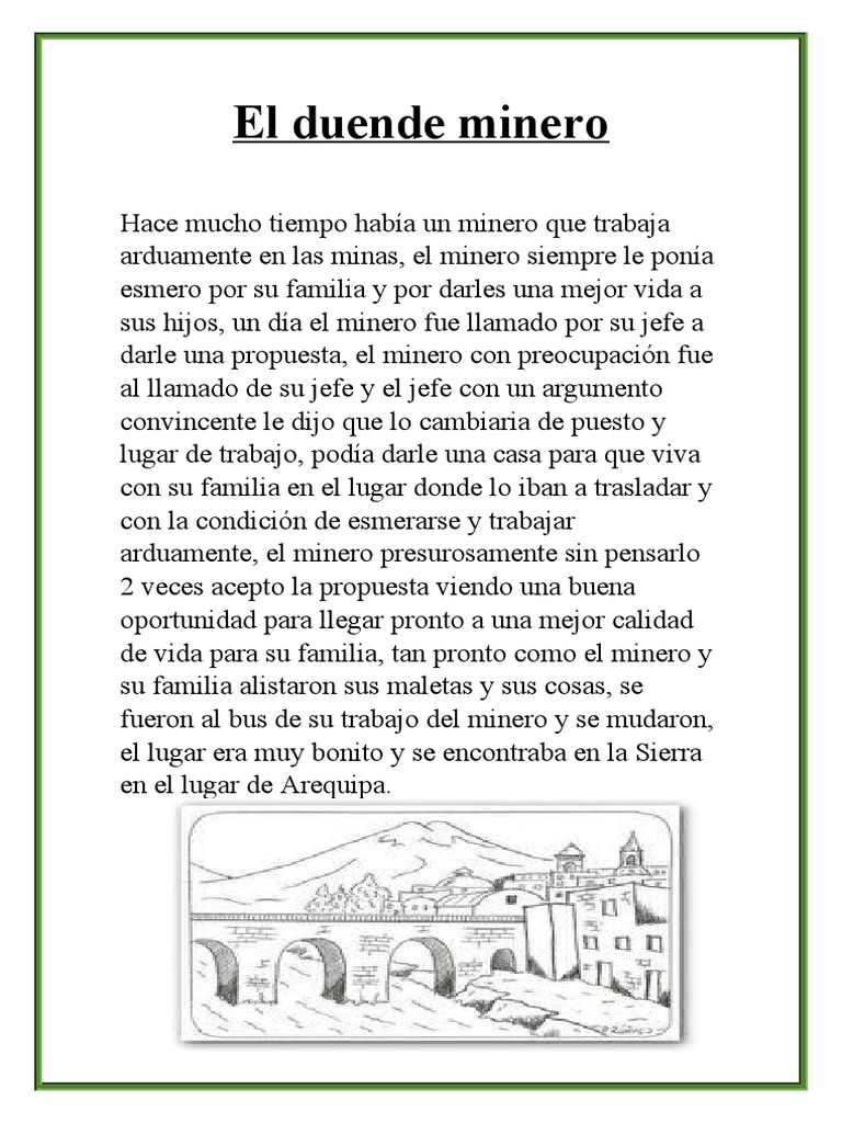 La leyenda del duende minero | PDF | Religión y espiritualidad