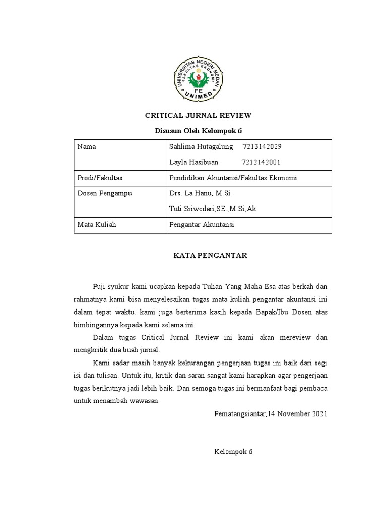 CJR PENGAKUN KLMPK 6 SEM 1 | PDF | Bisnis | Pengelolaan Keuangan & Uang