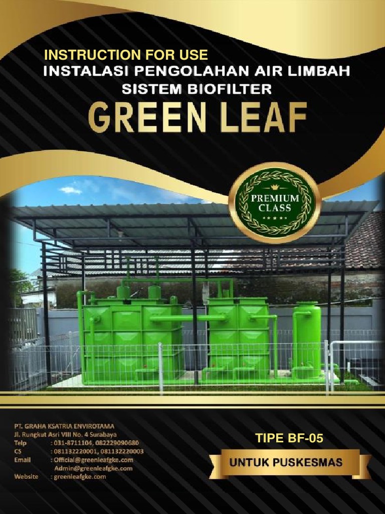 Buku Manual IPAL BF 05 | PDF
