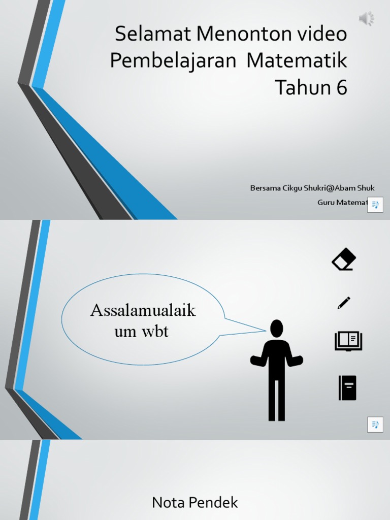 Matematik Tahun 6 Pdf