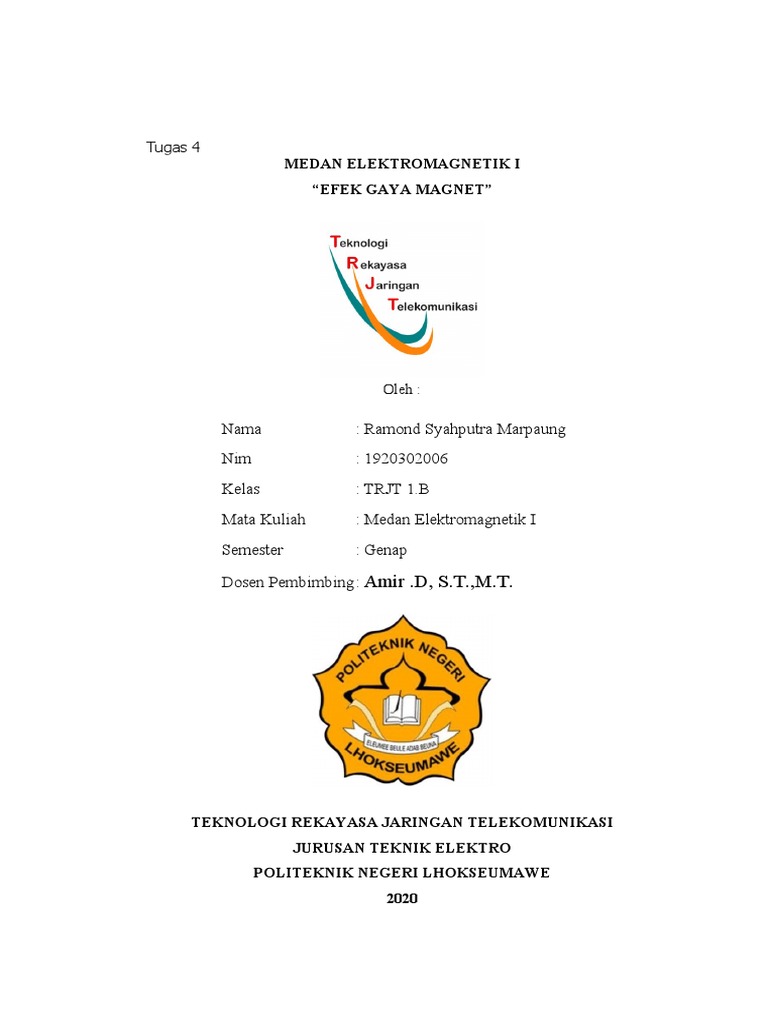 Cover Tugas Dan Laporan Pak Amir | PDF