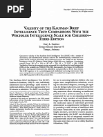 Kaufman Brief Intelligence Test, Second Edition (KBIT-2) : Publisher ...