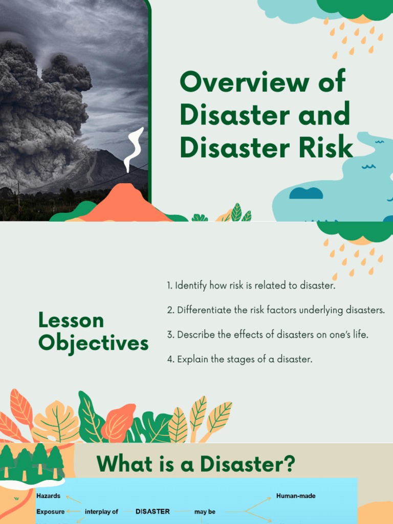 Overview of Disaster and Disaster Risk | PDF | Disaster Risk Reduction ...