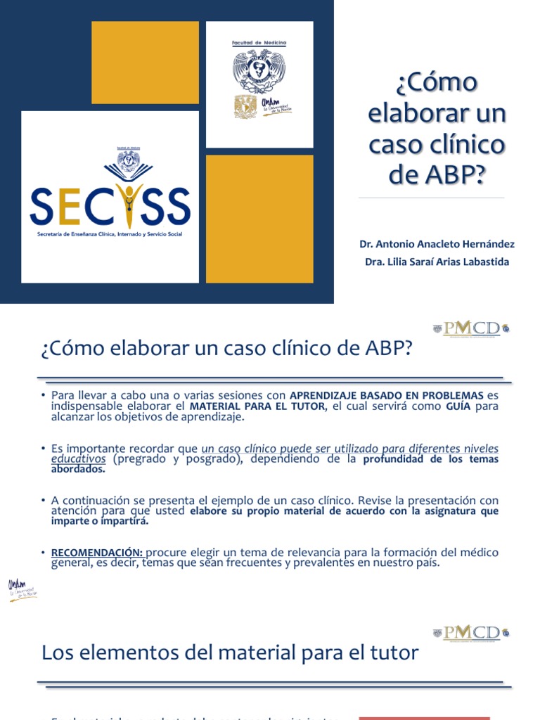 ¿Cómo Elaborar Un Caso Clínico de ABP | PDF | Neumonía | Diagnostico medico