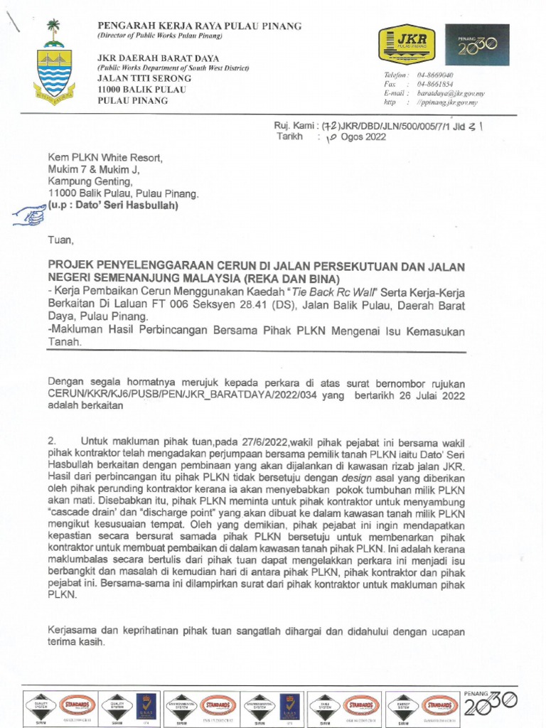 Jkr- Projek Penyelenggaraan Cerun | PDF