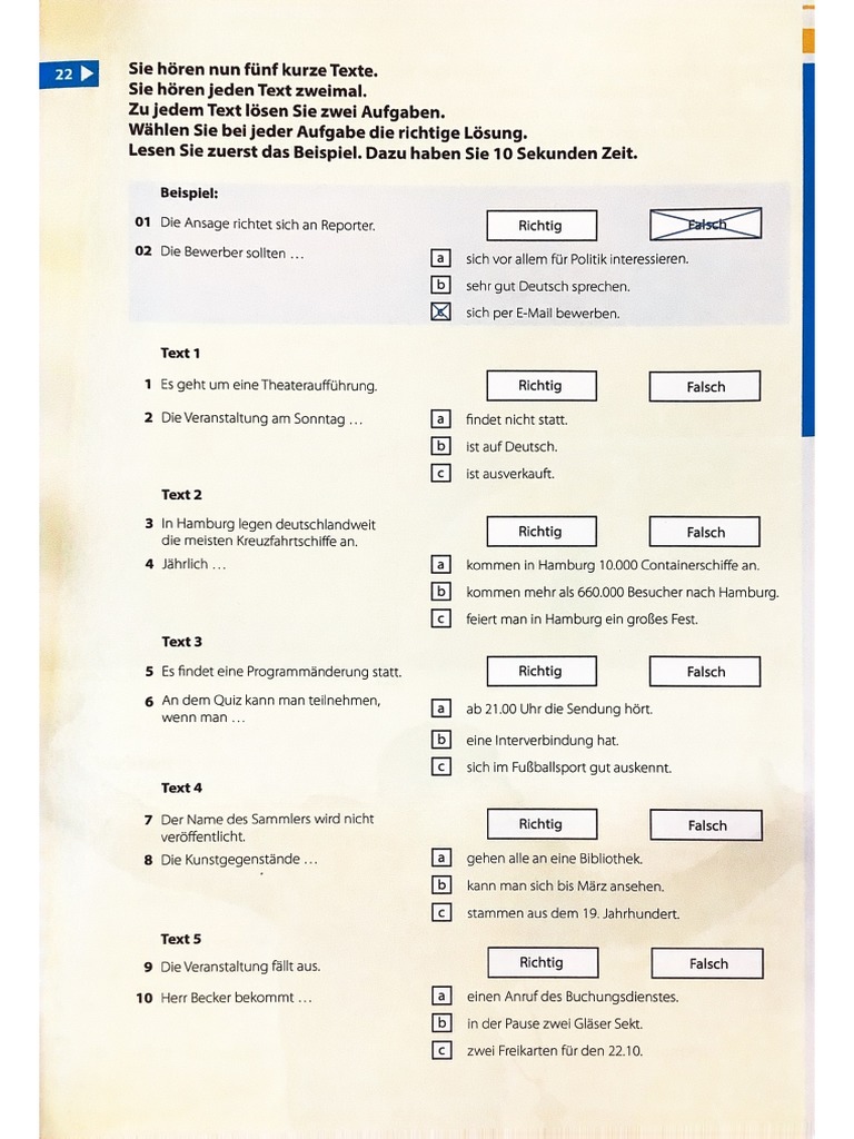 So Geht's Zu B1 - Modeltest | PDF