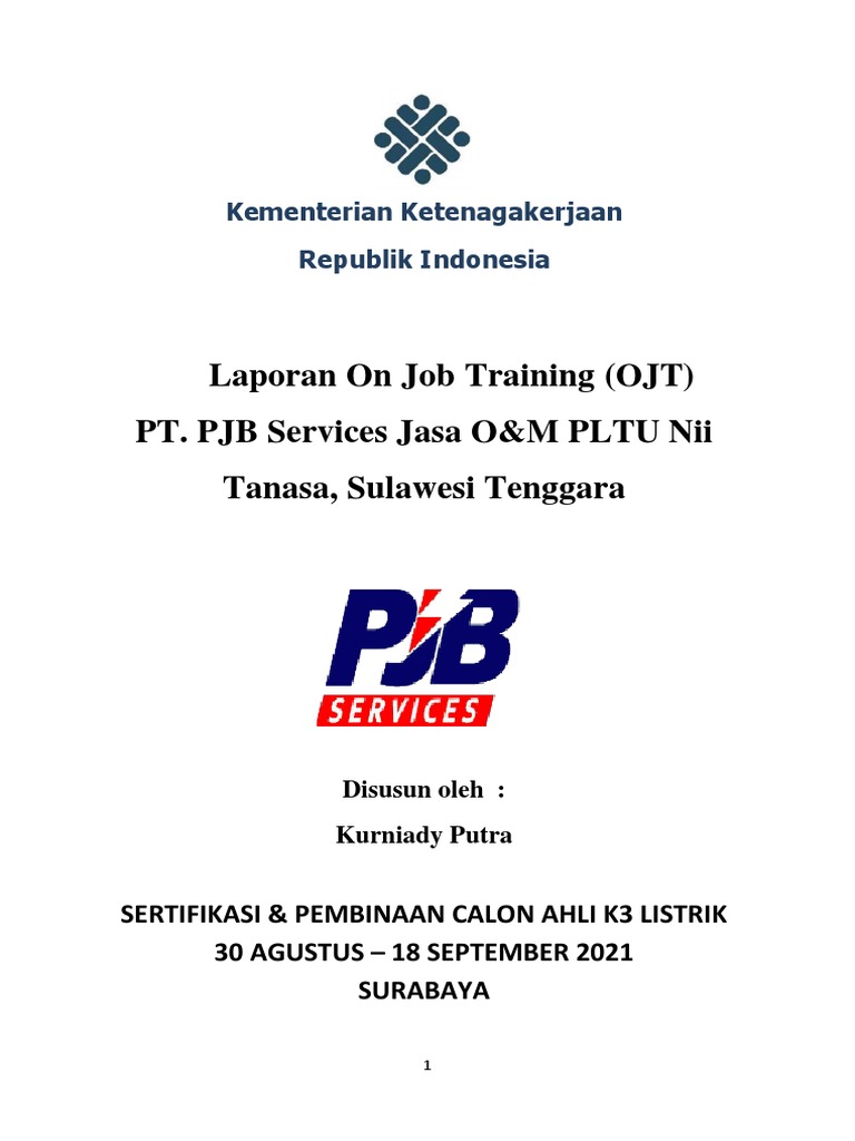 Kurniady Putra - Lap OJT AK3 Listrik | PDF