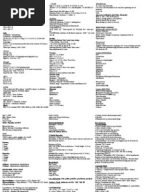 NCLEX Cheat Sheet