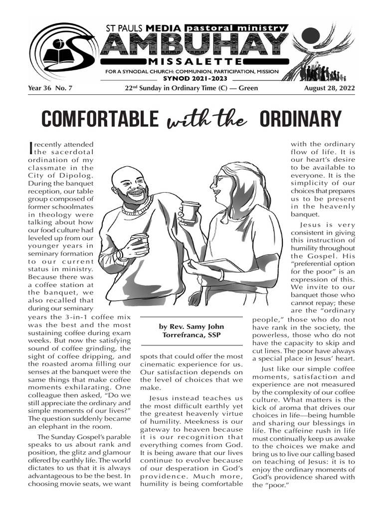 Sambuhay - August 28 | PDF | Mass (Liturgy) | God The Father
