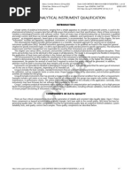 Usp 1058 Analytical Instrument Qualification | PDF | Verification And ...