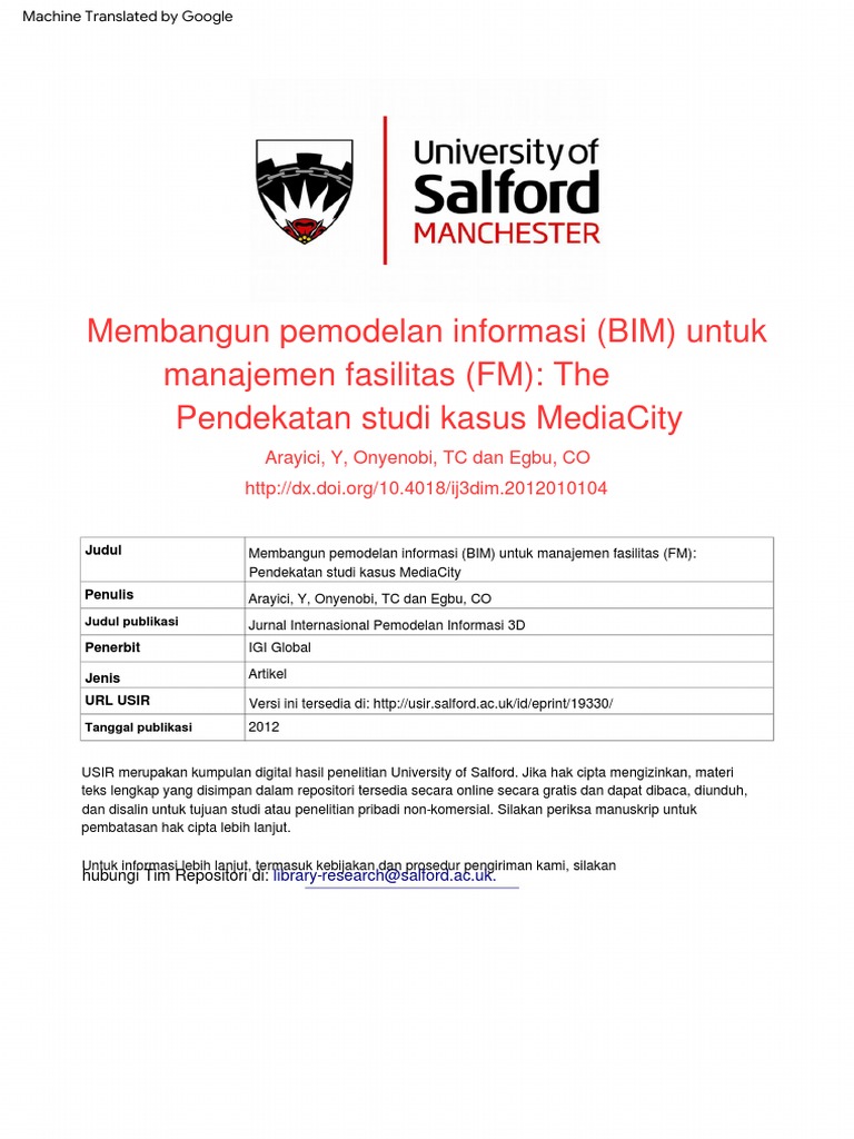 Bim Building Information Modelling Bim For Facilities Management