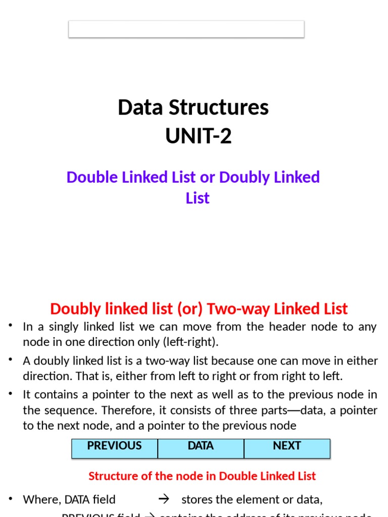 5 Double Linked List and Its Operations | PDF | Information Technology Management | Software ...