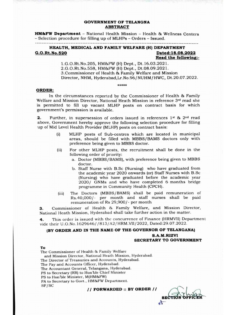 G O RT No 520 | PDF