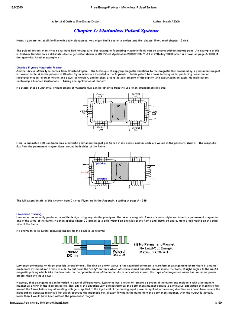 3 Free-Energy Devices - Motionless Pulsed Systems | Download Free PDF ...