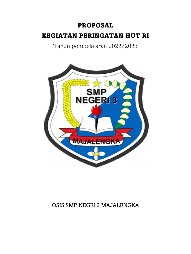 PROPOSAL HUT RI'22 Majalengka | PDF