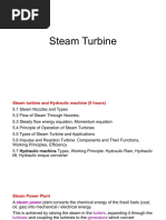 Unit-7 - Steam and Gas Turbine | PDF | Turbine | Machines