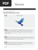 Kelinci Kecil Dan Burung Pipit | PDF