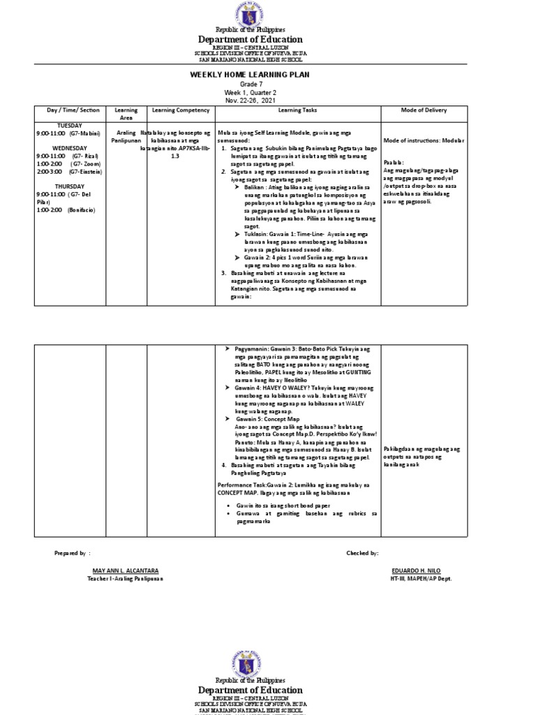 AP 7 - QRTR 2 | PDF