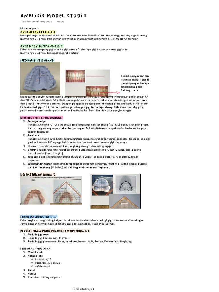 Analisis Model Studi | PDF