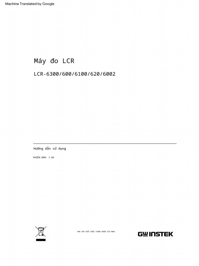 LCR 6300 | PDF