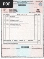 B.tech Marksheet | PDF