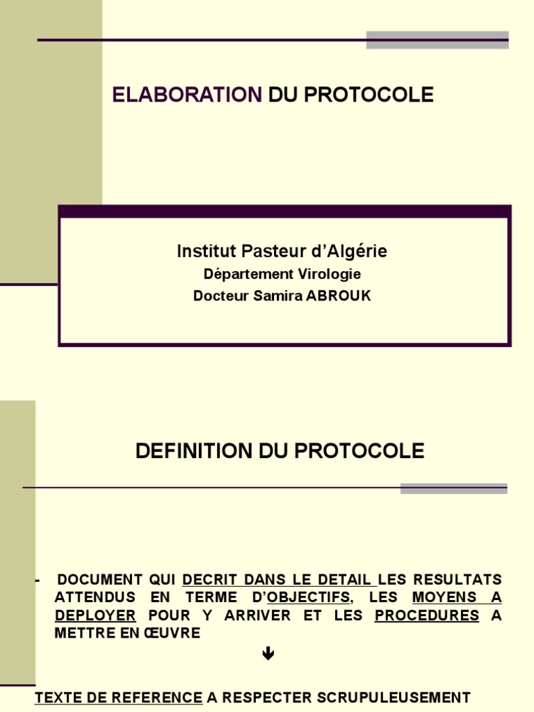 2 - Elaboration D'un Protocole D'étude IPA Virologie | PDF | Hépatite C ...