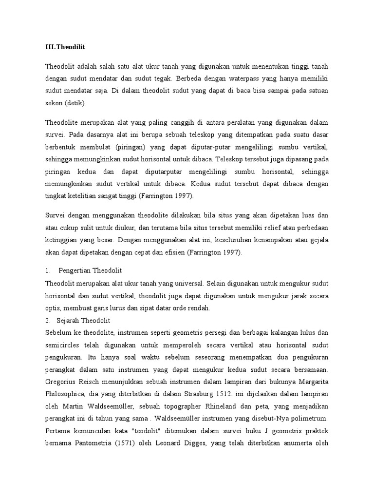 Teodolit | PDF