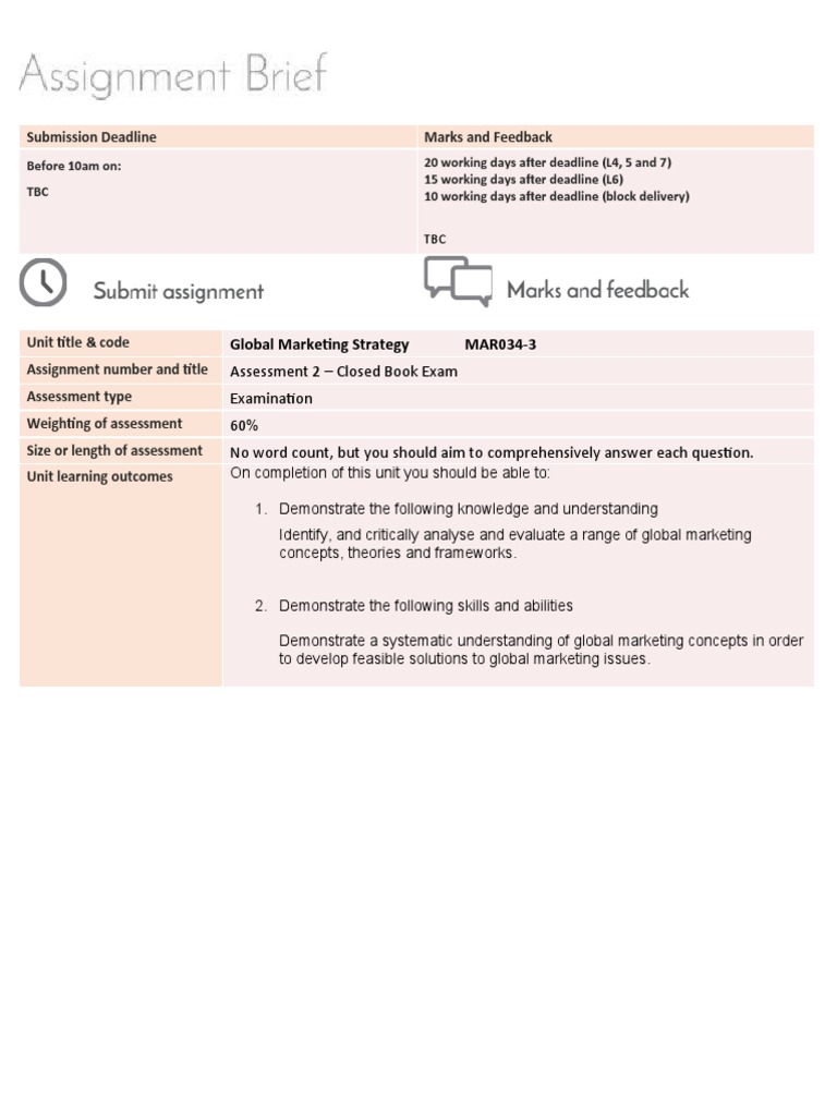 Assessment 2 Brief | PDF | Test (Assessment) | Theory