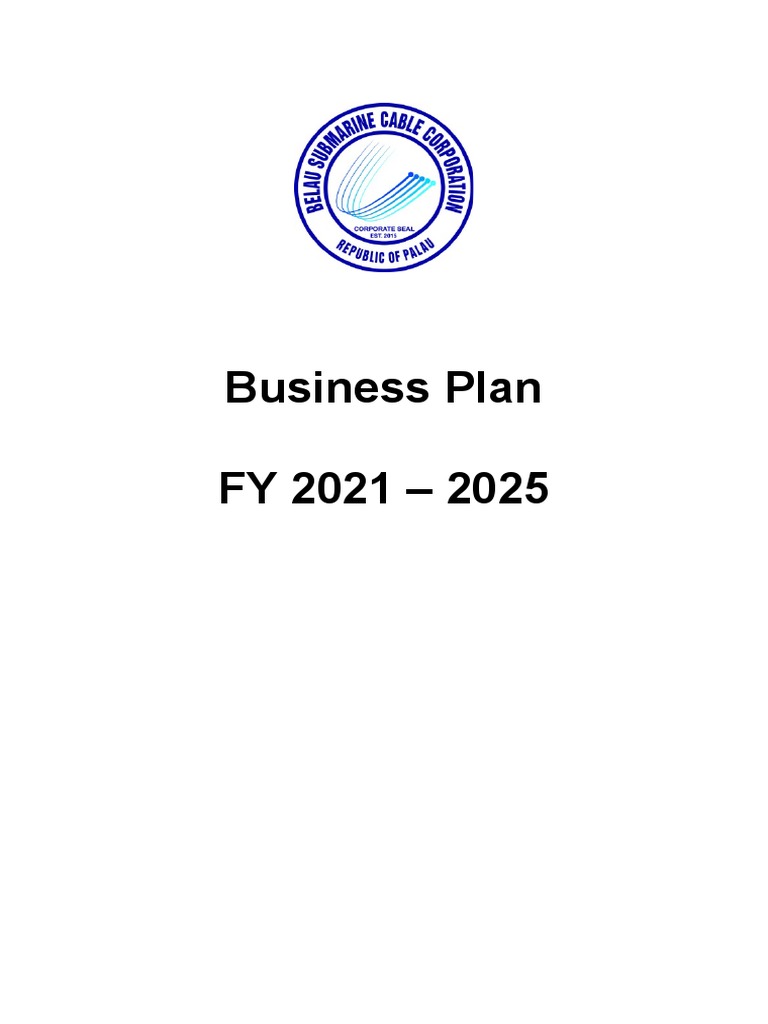Business Plan FY 2021 - 2025 | PDF | Risk | Telecommunications