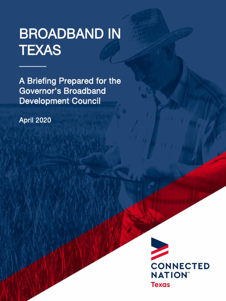 Texas Broadband Overview 2020 | PDF | Fiber To The X | Broadband