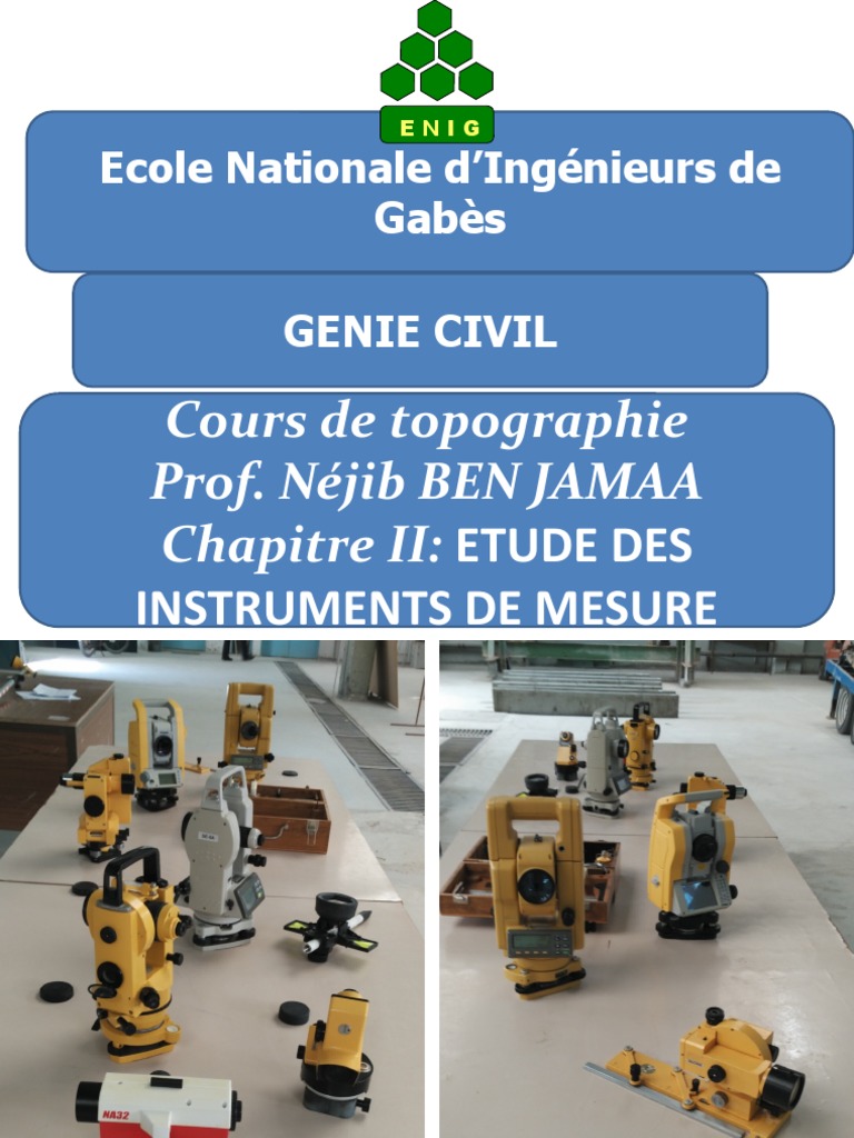 Instruments de mesure en topographie | PDF | Objectif photographique ...