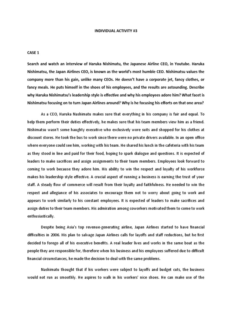 activity3 | PDF | Leadership | Organizational Culture