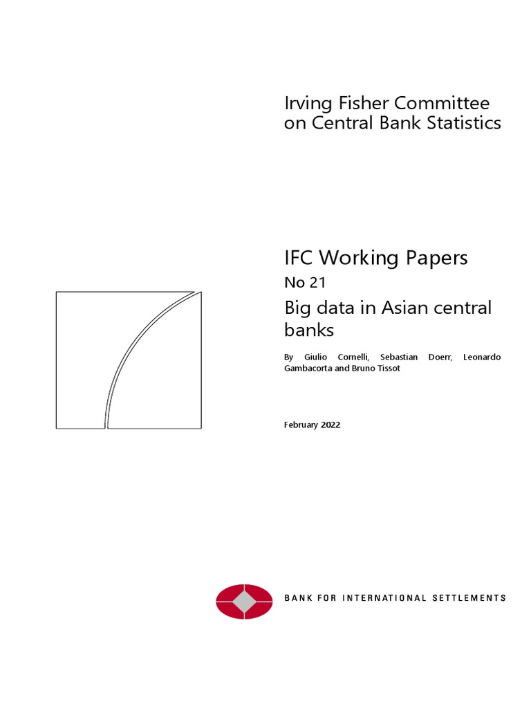 IFC Working Papers: Irving Fisher Committee On Central Bank Statistics ...