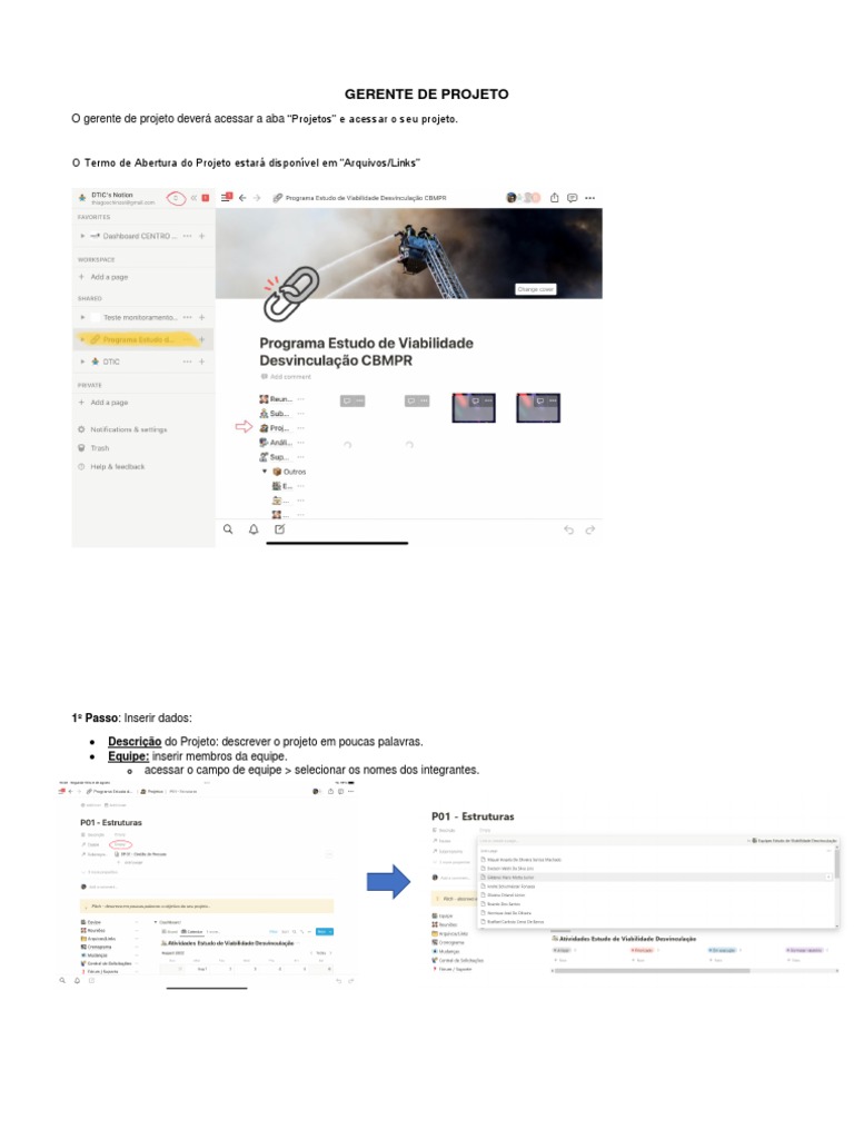 Tutorial Notion GP | PDF | Planejamento | Informática