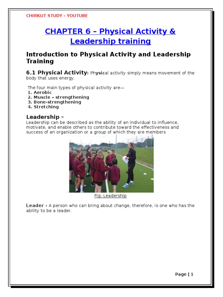 Leadership Through Physical Activity | PDF | Leadership | Rock Climbing