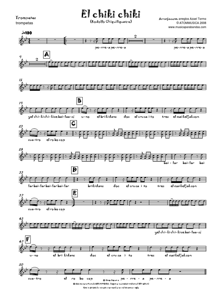 El Chiki Chiki Trompeta | PDF