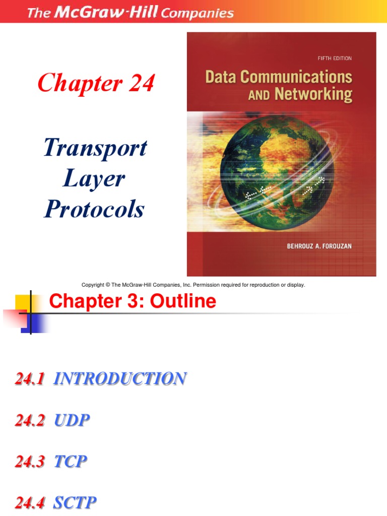 CH - 24 TL Protocols | PDF | Transmission Control Protocol | Internet Protocol Suite