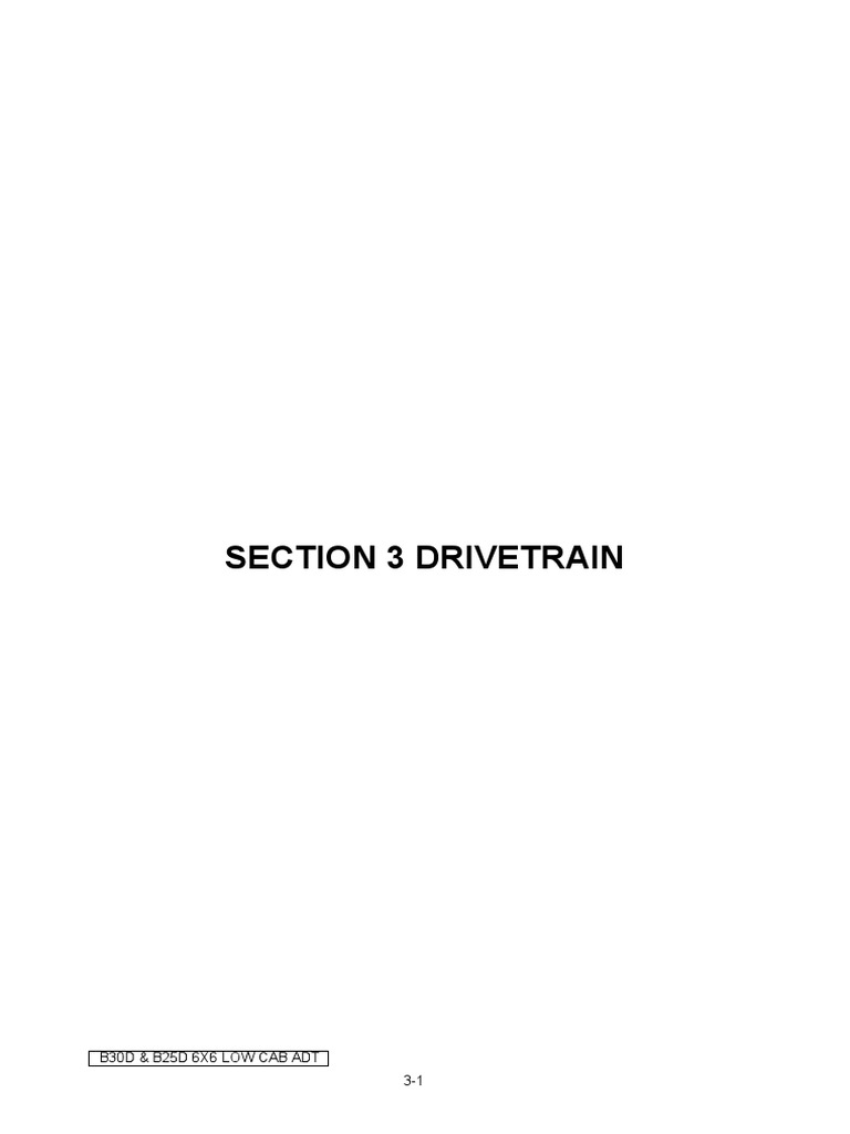 Section 03 Drivetrain | PDF | Manufactured Goods | Machines