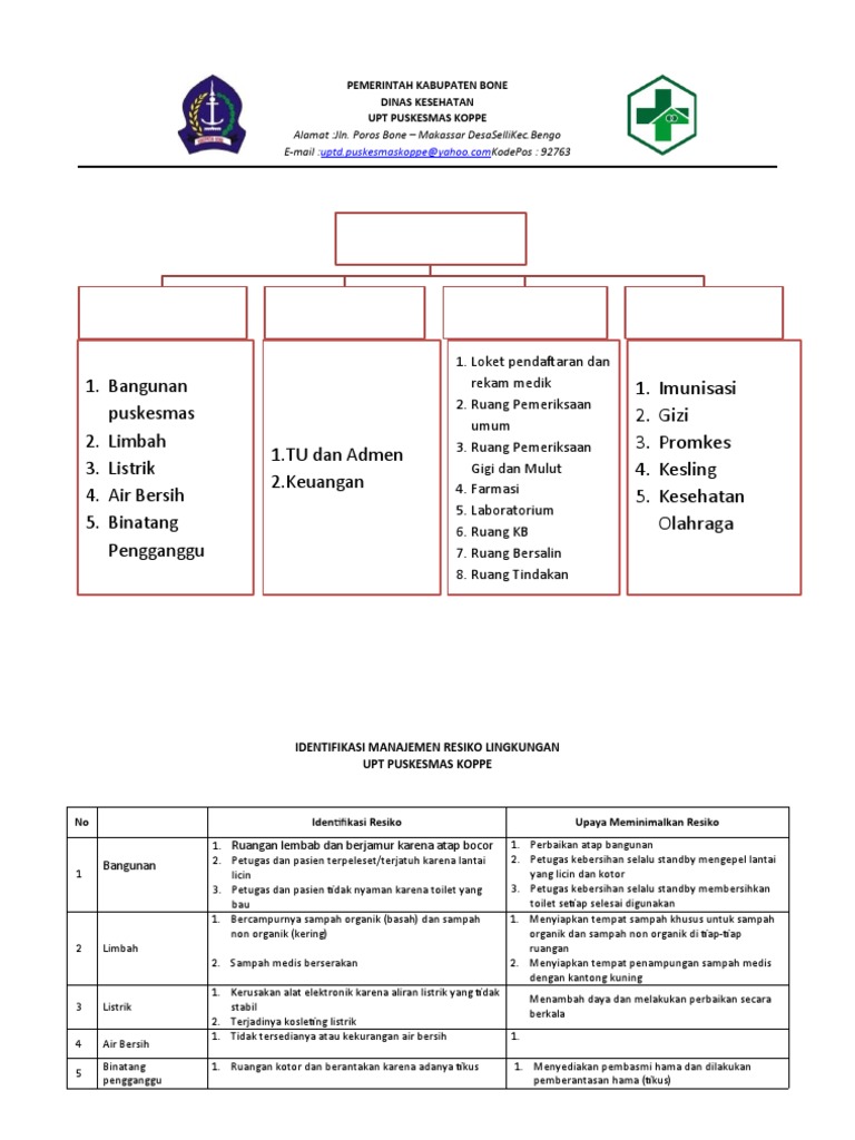 Identifikasi Manajemen Resiko | PDF