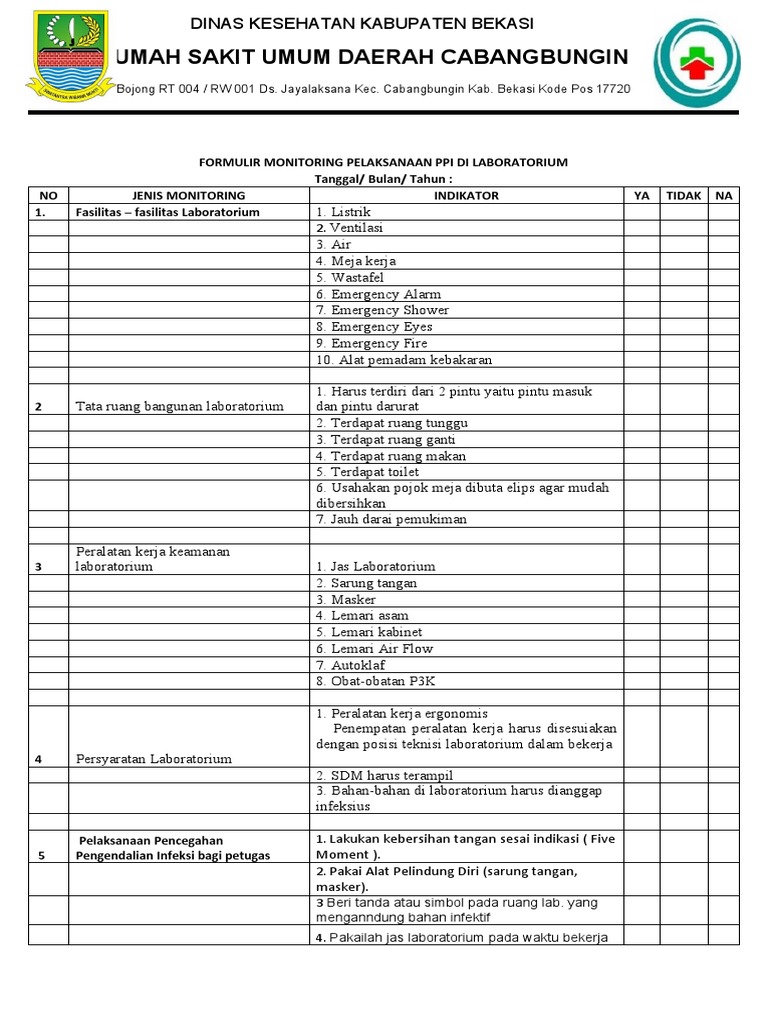 Form Monitoring PPI Lab | PDF