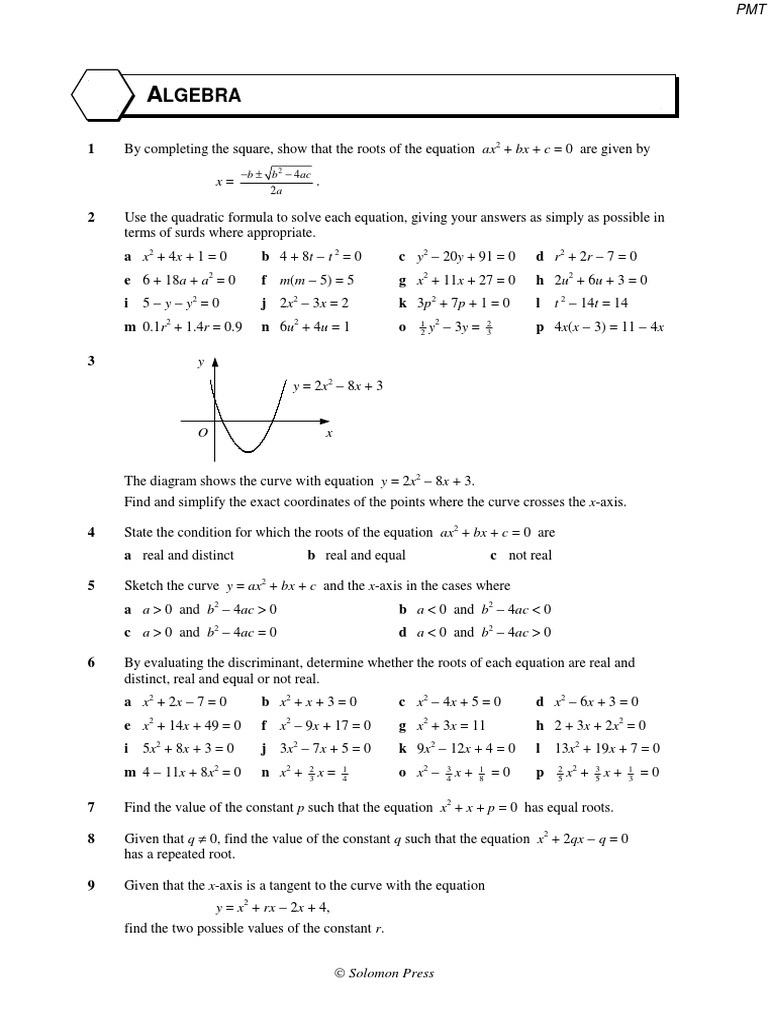 04a Quadratics The Quadratic Formula And The Discriminant Download
